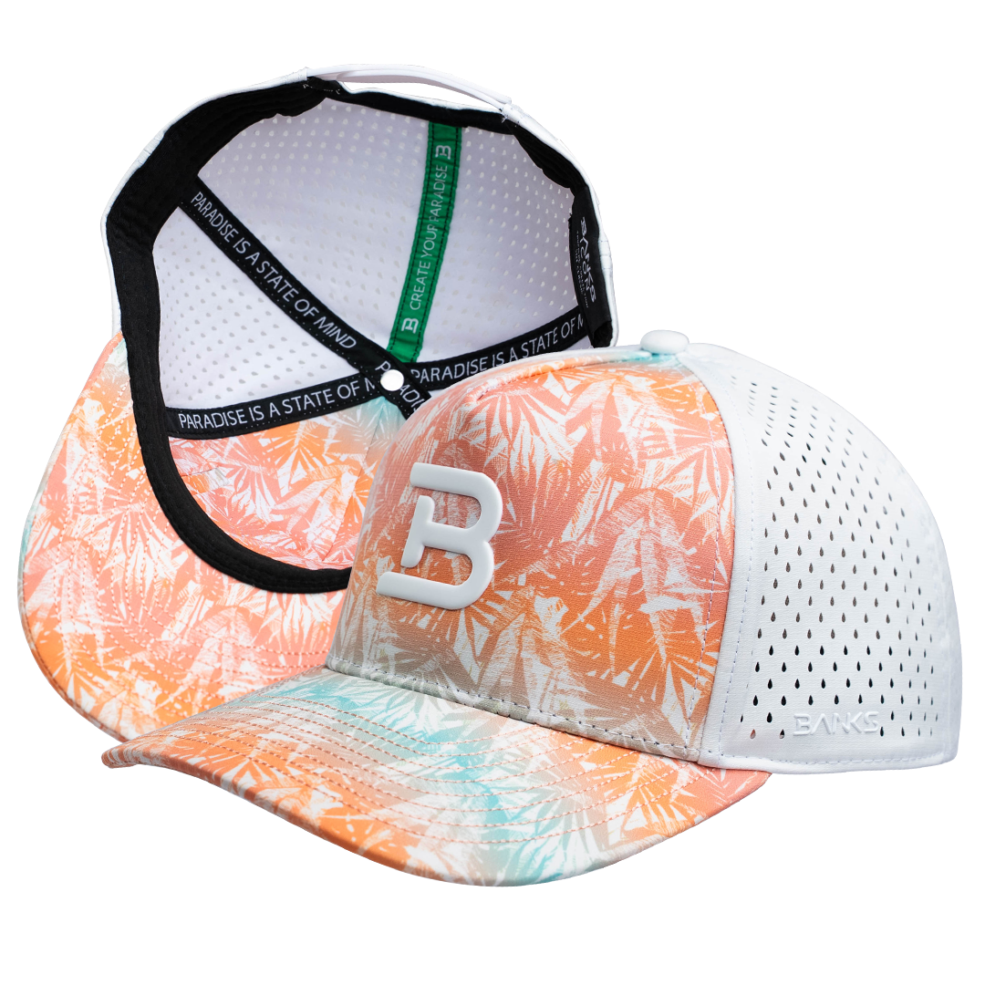 Icon Tropical Performance Snapback Hat - Stylish Men's Headwear – Banks