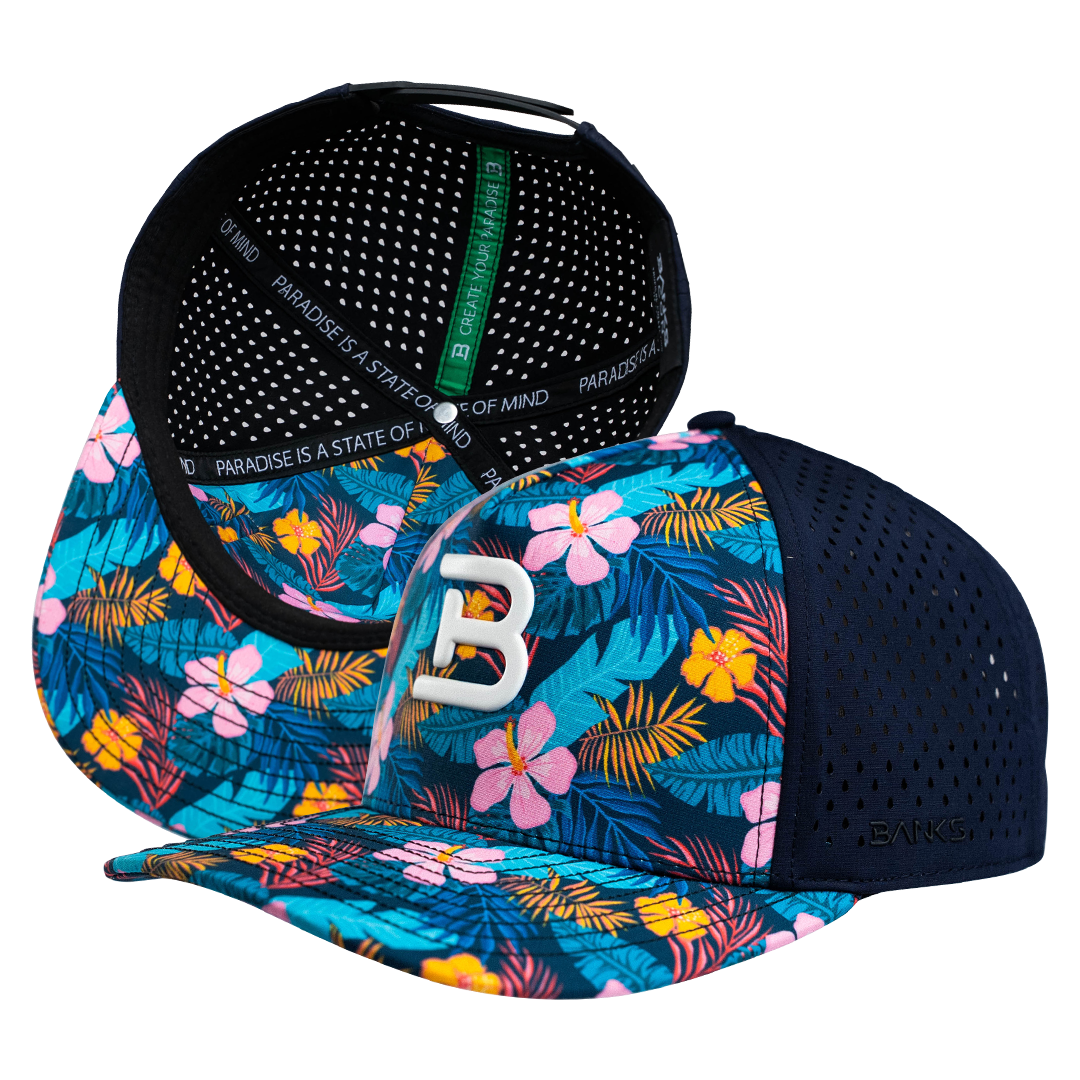 Icon Tropical Performance Snapback Hat - Stylish Men's Headwear – Banks